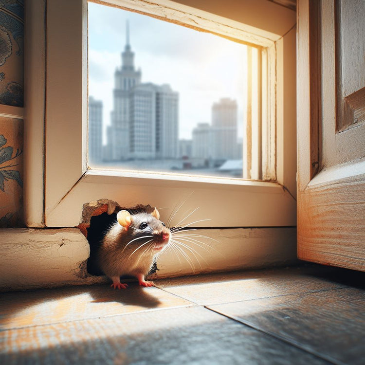 How to prevent rats from entering through gaps around window frames or ...